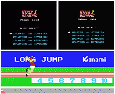 Hyper Olympic 1 & 2 (MSX) | Cosmic Effect - Videogames Ontem e Hoje